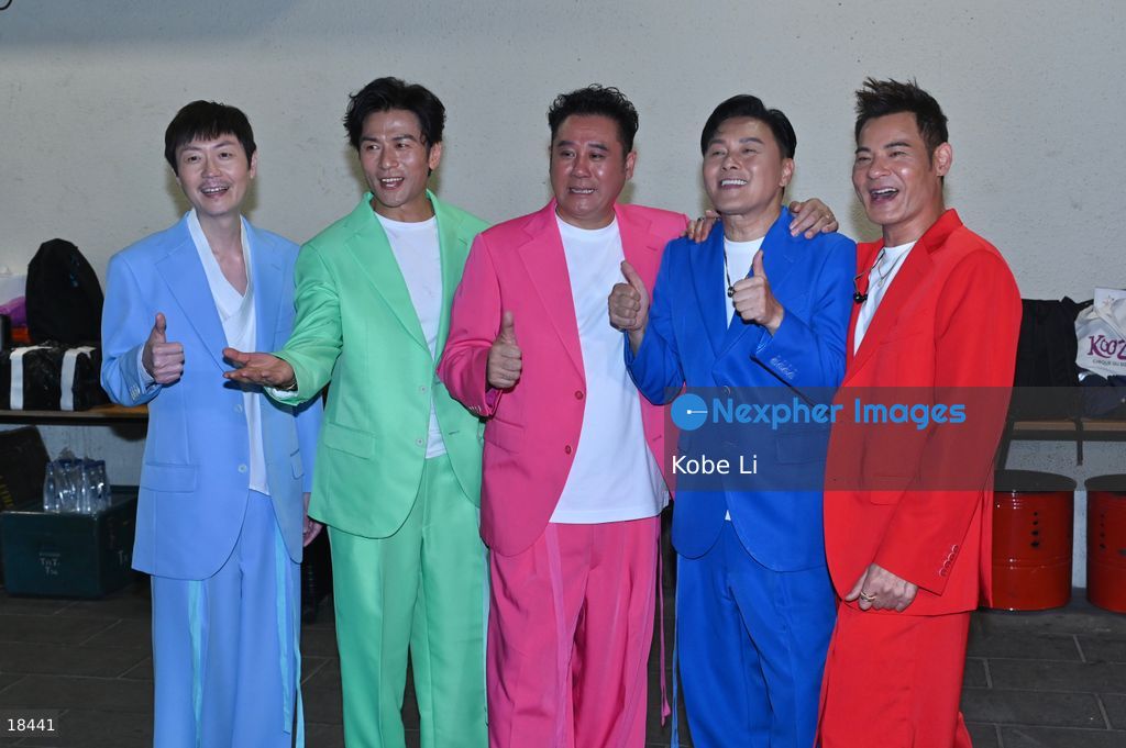 Left to right Johnson Lee Sze-jit, Michael Tong Man-lung, Evergreen... Entertainment Photo ...
